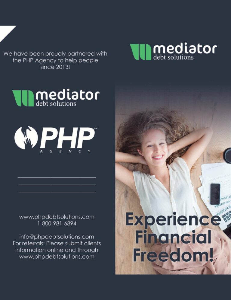 Brochures - PHP Debt Solutions and Mediator Debt Solutions